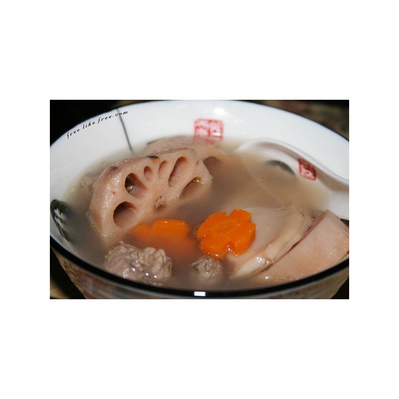 Pork Rib, Abalone and Lotus Root Soup 排骨鲍片莲藕汤